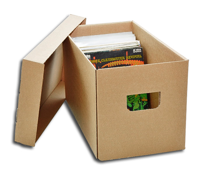 CARDBOARD BOX FOR 150 RECORDS 45 RPM 7 INCH VINYL – Linus Records